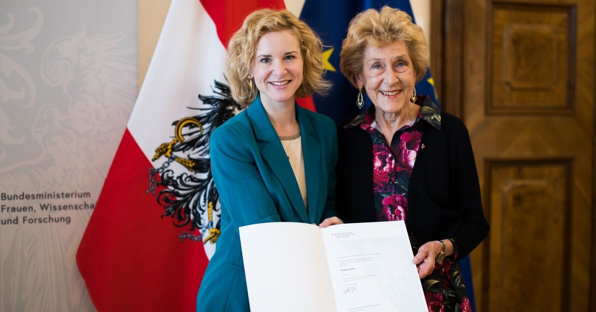 Eva Werner awarded the professional title of ‘Professor’